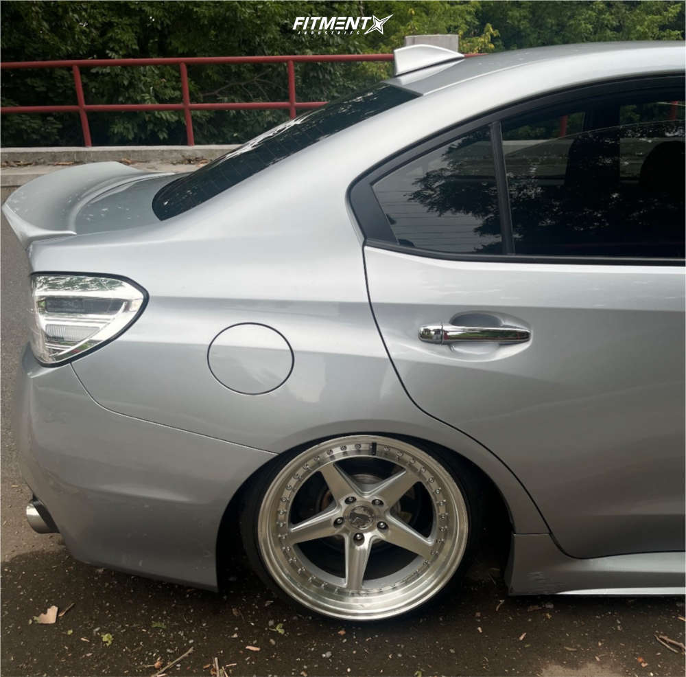 2016 Subaru WRX Base with 18x9.5 Aodhan Ds05 and Kosic 215x35 on ...