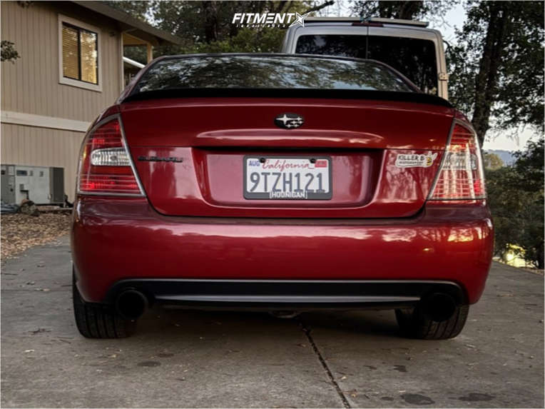 2006 Subaru Legacy GT with 17x8 Vors Tr4 and Milestar 235x45 on ...