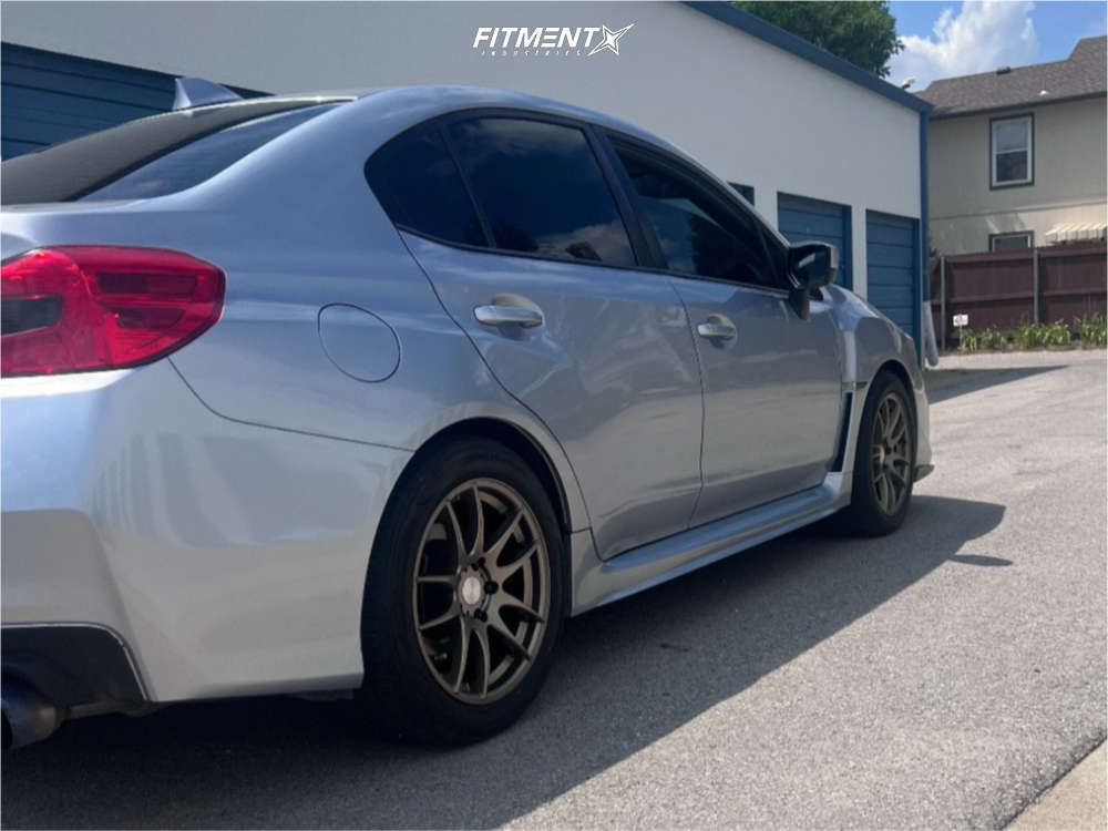 2018 Subaru WRX Base with 17x8 AVID1 Av32 and Road Hugger 225x50 on ...