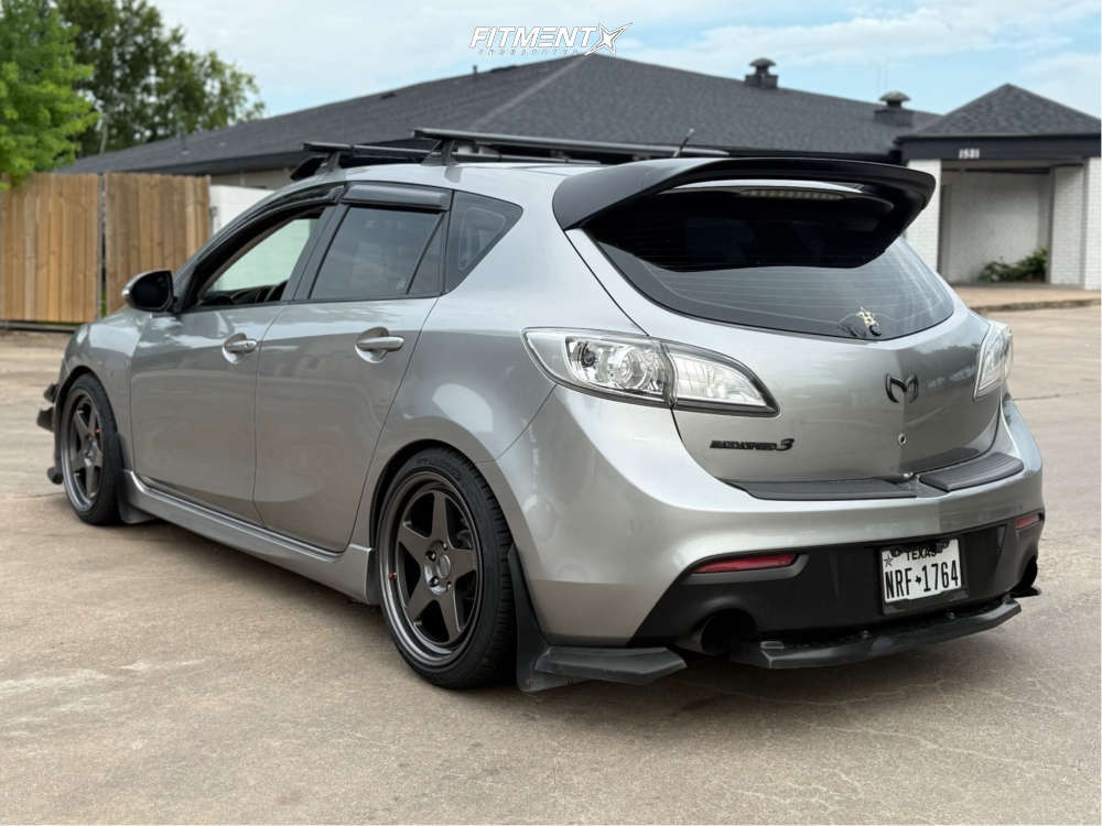 2010 Mazda 3 Mazdaspeed with 18x9 Kansei Knp and Lexani 225x40 on ...