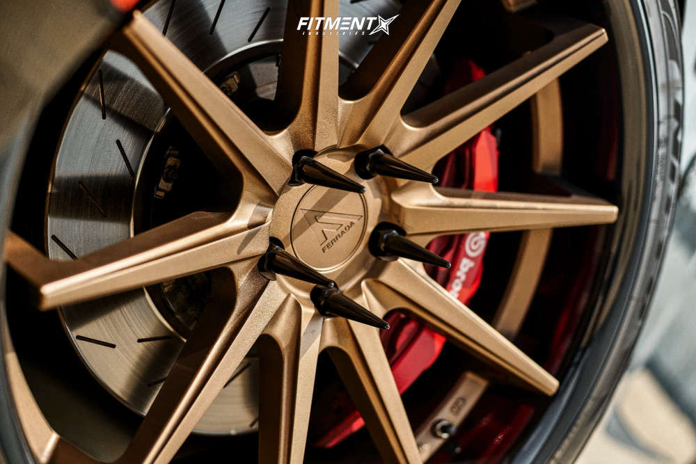 2017 Dodge Charger SRT Hellcat with 22x9.5 Ferrada Fr4 and Nitto 265x30 ...