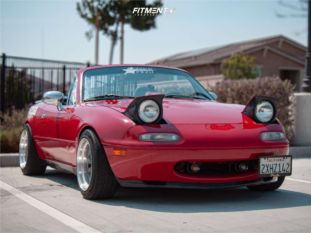 1991 Mazda Miata Base with 15x8 XXR 513 and Kumho 195x50 on Coilovers ...
