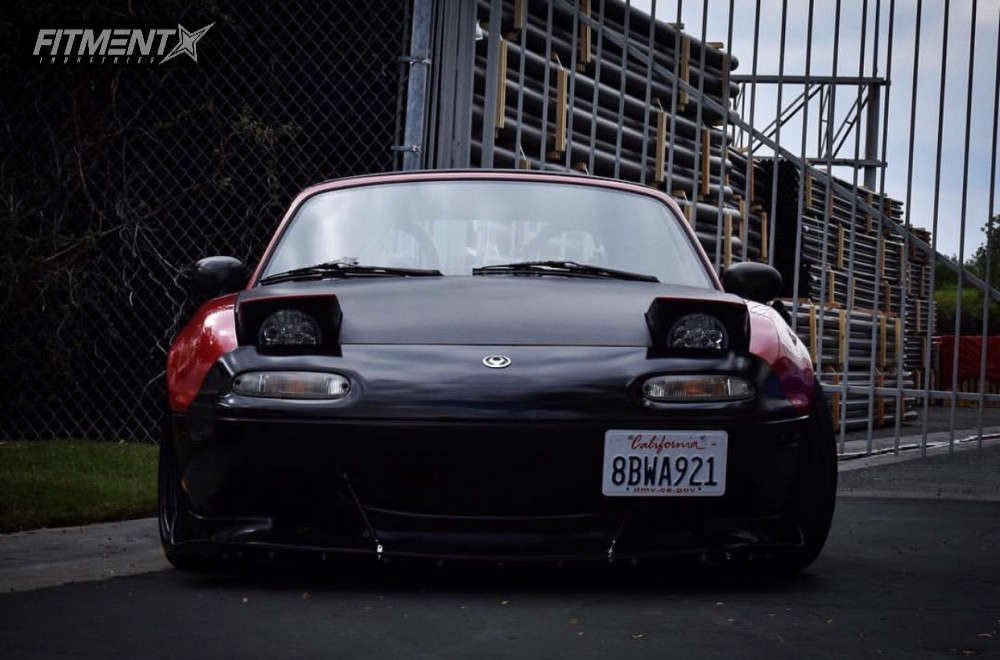 1993 Mazda MX-5 Miata Base with 15x8 MST Mt10 and Nankang 195x50 on ...