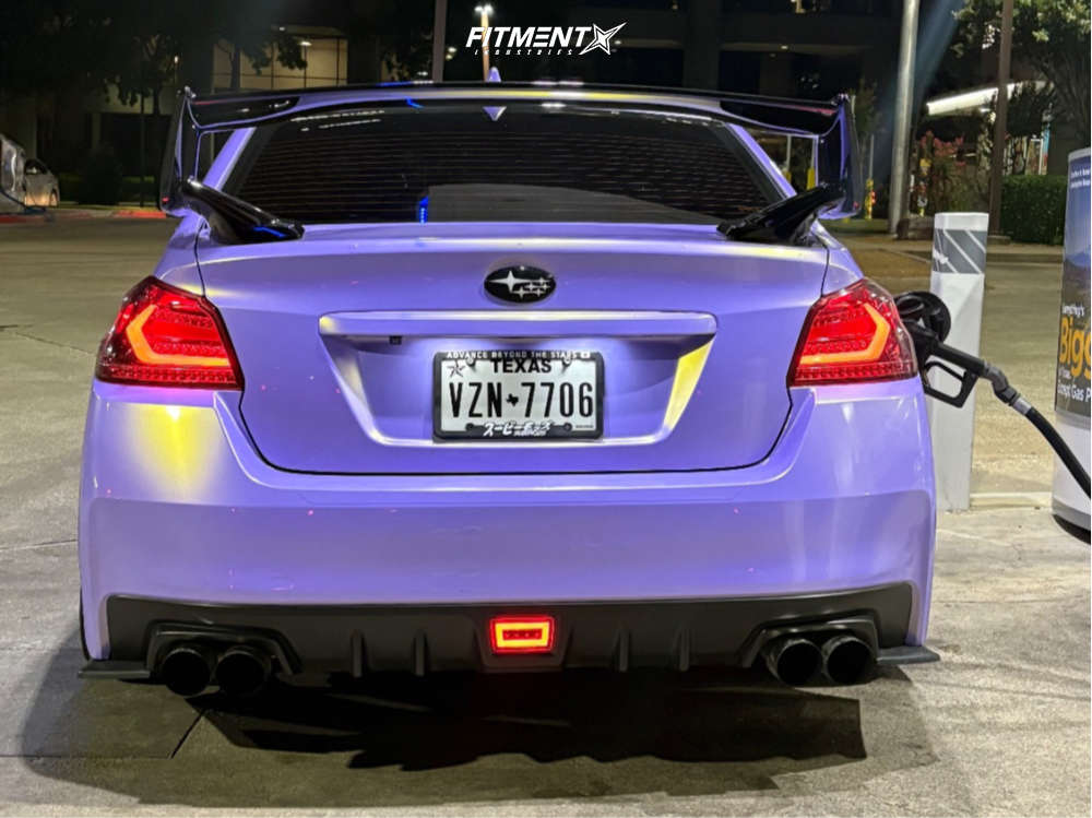 2017 Subaru WRX Base with 18x9.5 Kansei Roku and Lexani 255x35 on ...