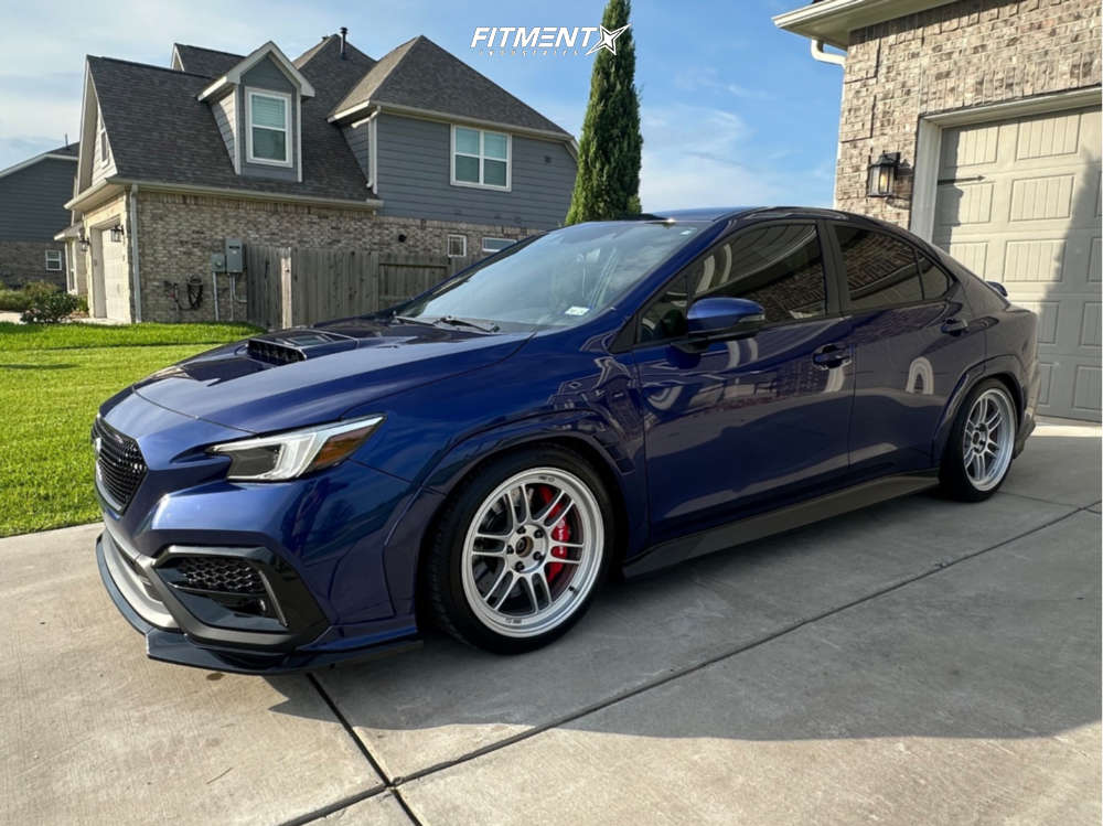 2024 Subaru WRX TR with 18x10 Enkei Rpf1 and Continental 265x35 on Coilovers | 3360135 | Fitment ...