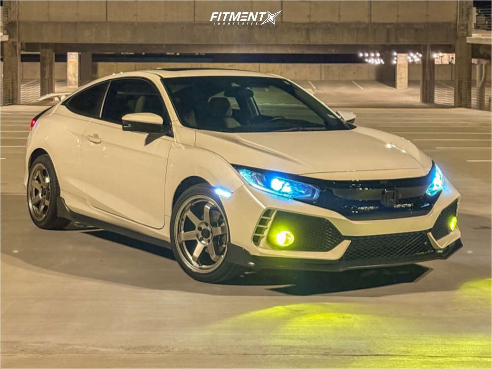 2019 Honda Civic EX with 18x8.5 AVID1 Av6 and Hankook 235x40 on Stock ...