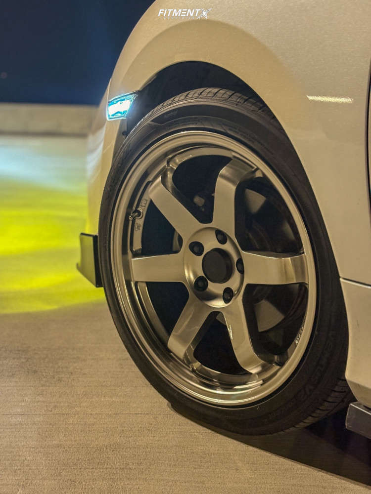 2019 Honda Civic EX with 18x8.5 AVID1 Av6 and Hankook 235x40 on Stock ...
