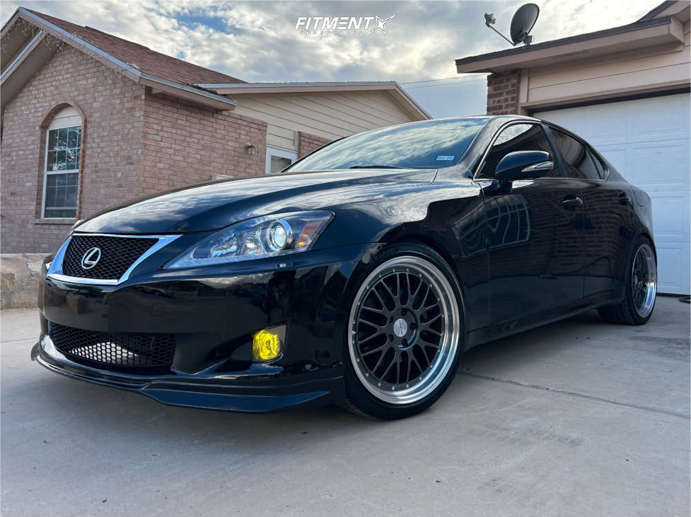2009 Lexus IS250 Base with 19x8.5 Circuit Performance CP30 and Lexani ...