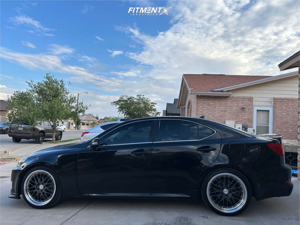 2009 Lexus IS250 Base with 19x8.5 Circuit Performance CP30 and Lexani ...