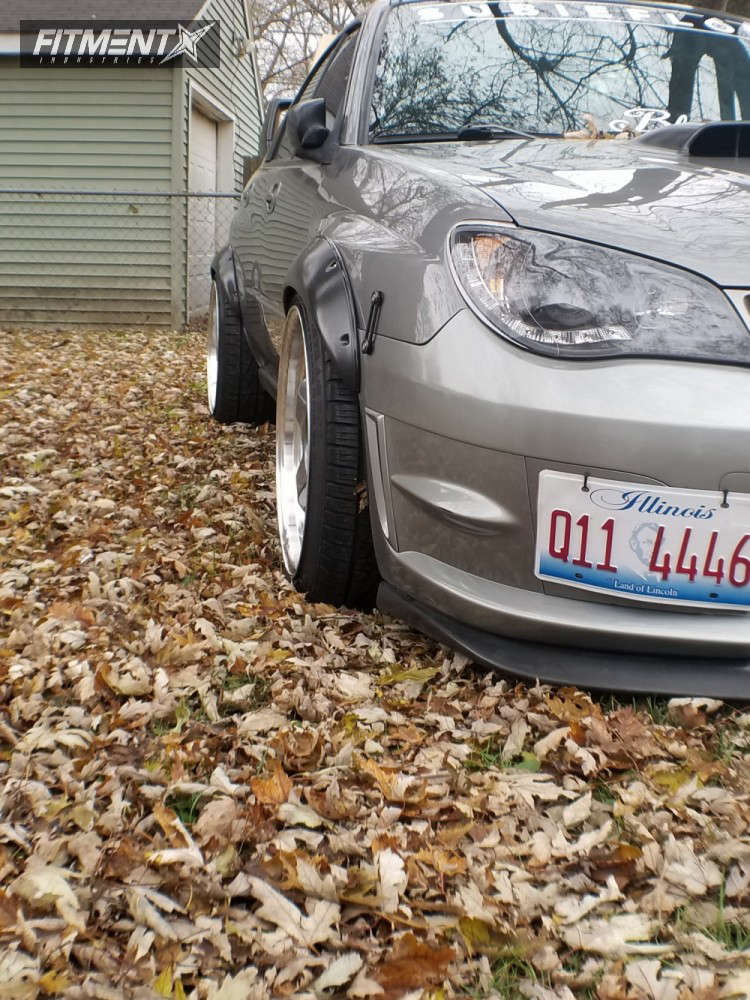 2006 Subaru Impreza WRX STI with 18x9.5 ESR Sr06 and Sumitomo 225x35 on ...