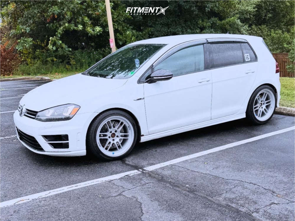 2016 Volkswagen Golf R Base with 18x9 Enkei Rpf1 and Hankook 235x40 on ...