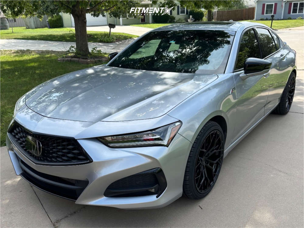 2021 Acura TLX Base with 20x10 Dolce Performance Aria and Lexani 265x35 ...