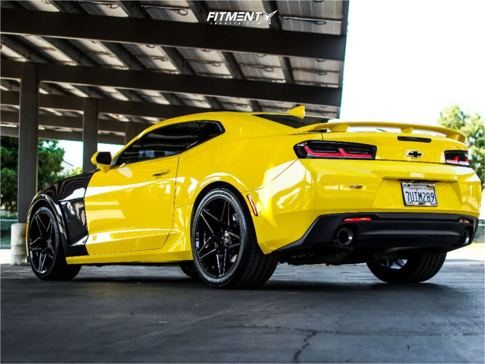 2017 Chevrolet Camaro SS with 20x10 MRR M755 and Falken 275x35 on Stock ...