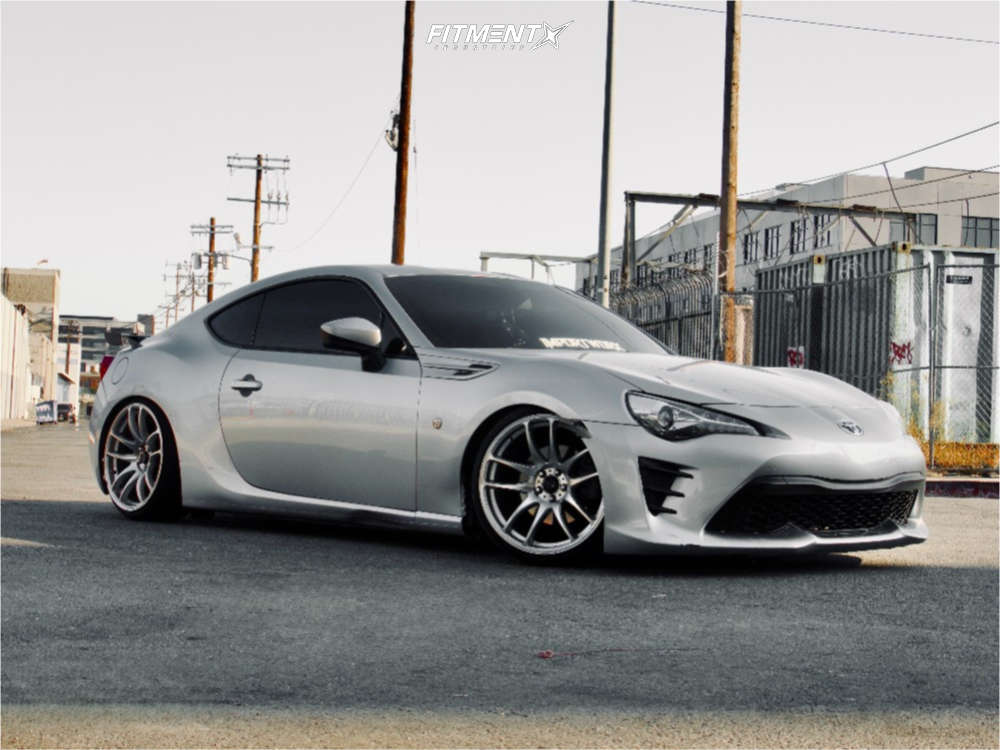 2017 Toyota 86 Base with 18x9.5 Vors Tr4 and Lionhart 215x35 on Stock ...