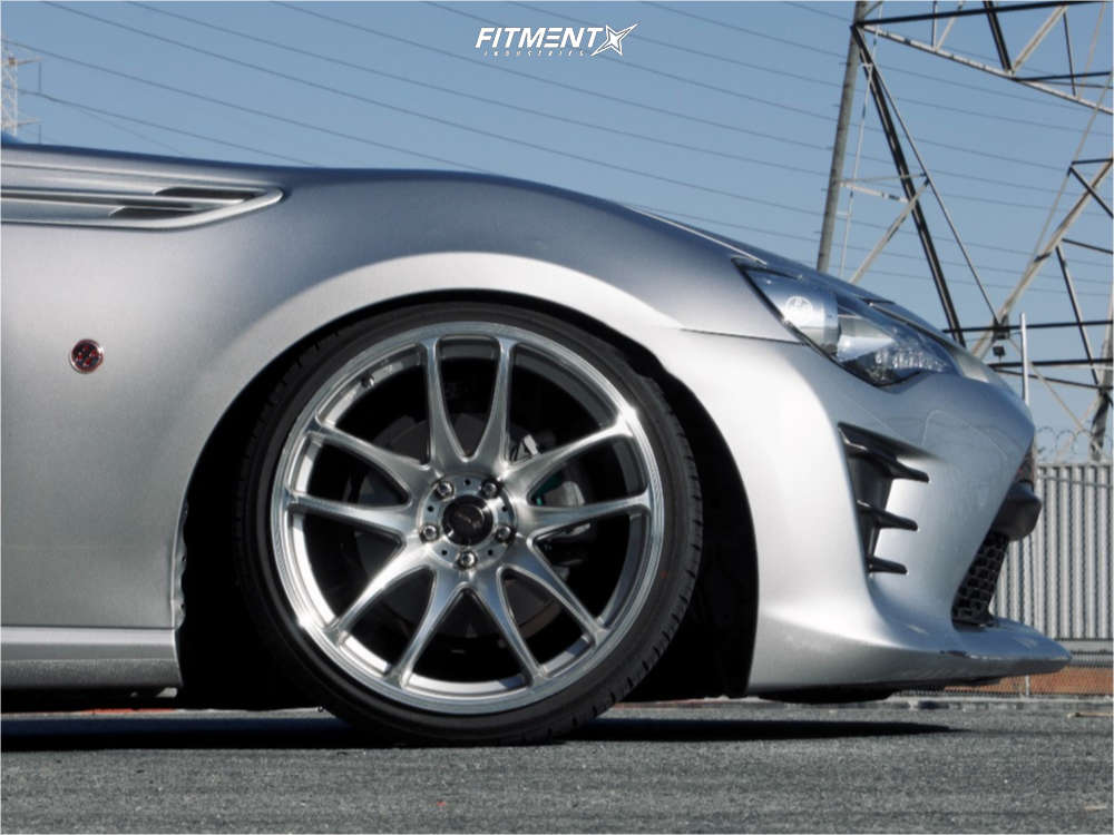 2017 Toyota 86 Base with 18x9.5 Vors Tr4 and Lionhart 215x35 on Stock ...