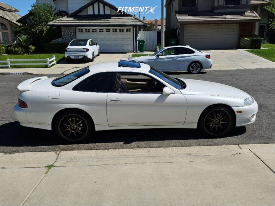 1998 Lexus SC300 Base with 19x9.5 Work D9r and Michelin 245x40 on Stock ...