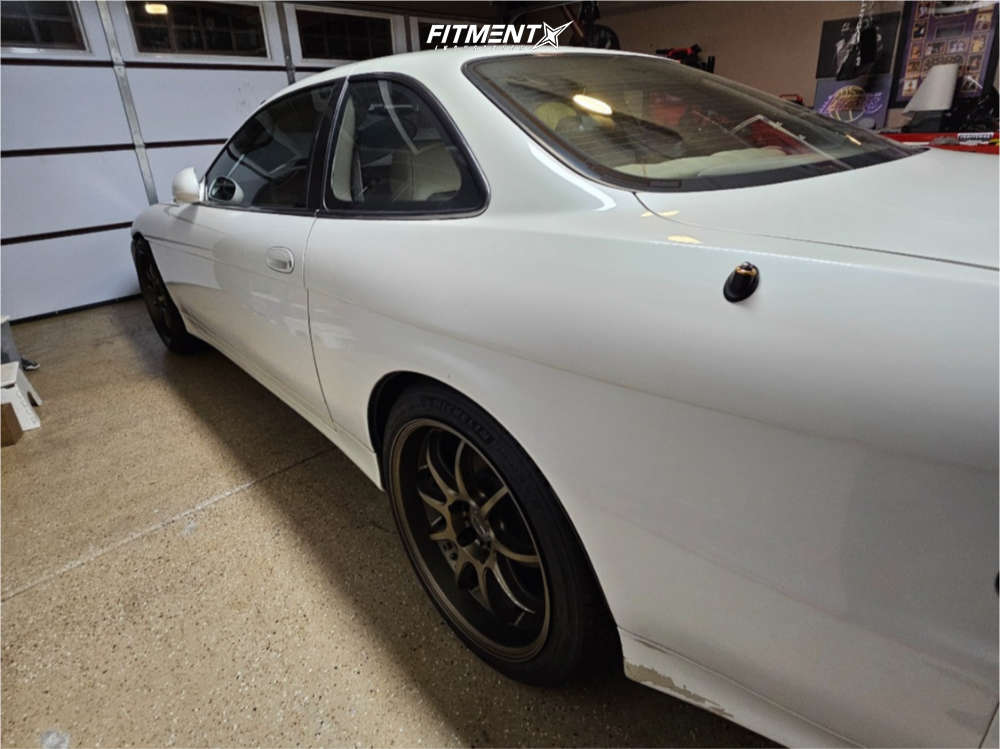 1998 Lexus SC300 Base with 19x9.5 Work D9r and Michelin 245x40 on Stock ...