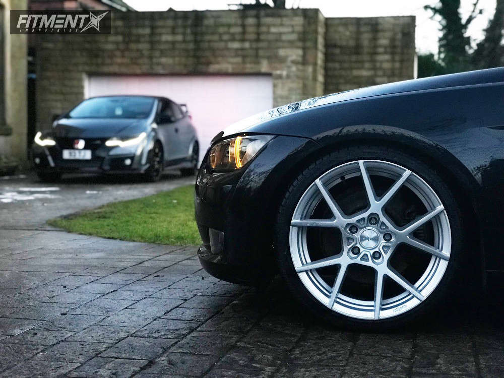 2007 BMW 325i Base with 19x8.5 Rotiform Kps and Accelera 235x30 on Coilovers | 338459 | Fitment ...