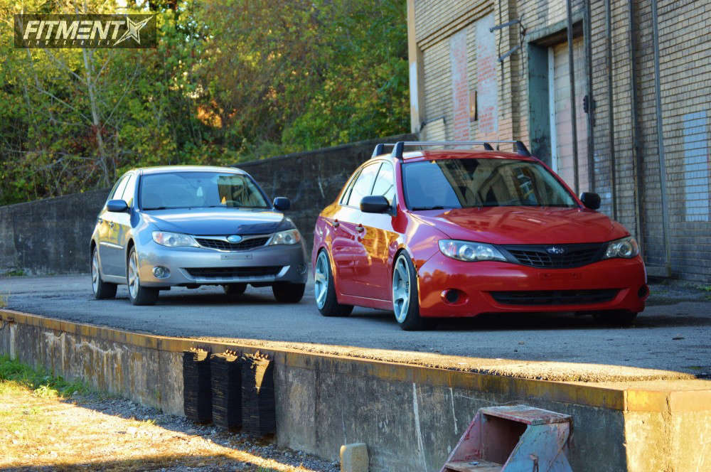 2008 Subaru Impreza 2.5i with 18x9.5 Rotiform Nue and Nankang 225x40 on ...