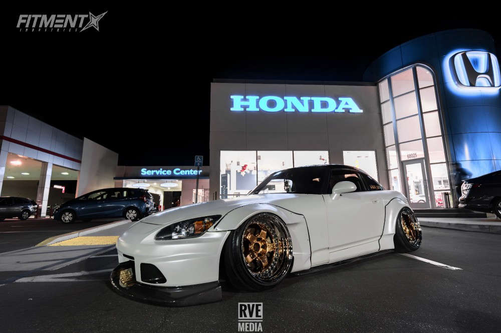 2004 Honda S2000 Base with 18x12 Work Meister S1 3p and Accelera 255x35 ...