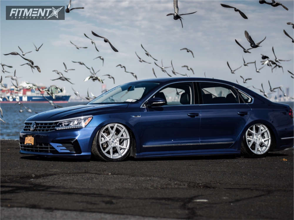 2017 Volkswagen Passat R-Line with 19x8.5 Rotiform Kps and Nitto 235x35 ...