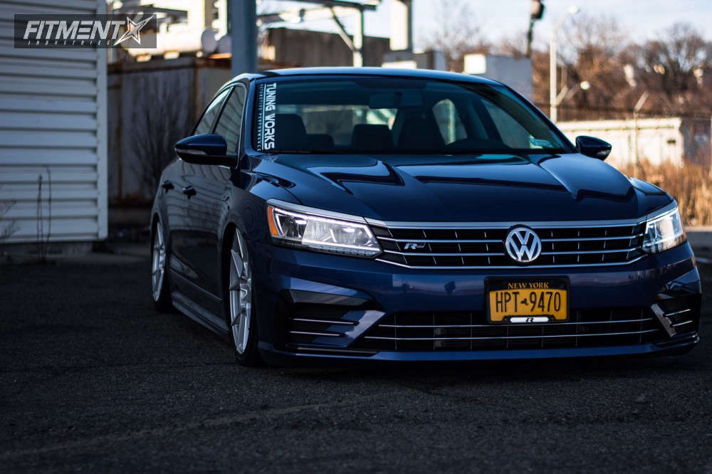 2017 Volkswagen Passat R-Line with 19x8.5 Rotiform Kps and Nitto 235x35 ...