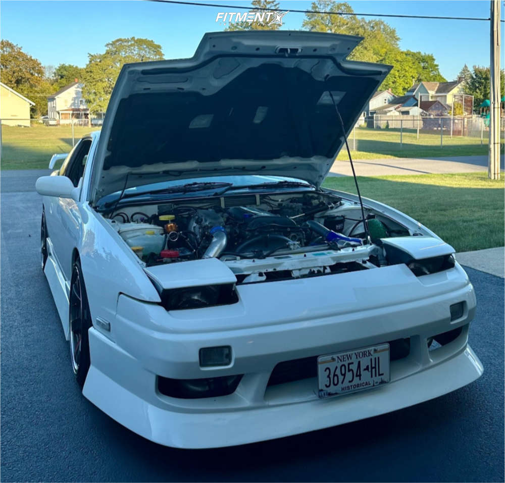 1998 Nissan 240SX Base with 17x9 Volk Te37 Saga Sl and Kenda 215x45 on ...