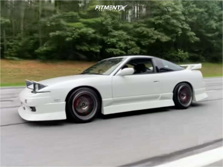 1998 Nissan 240SX Base with 17x9 Volk Te37 Saga Sl and Kenda 215x45 on ...