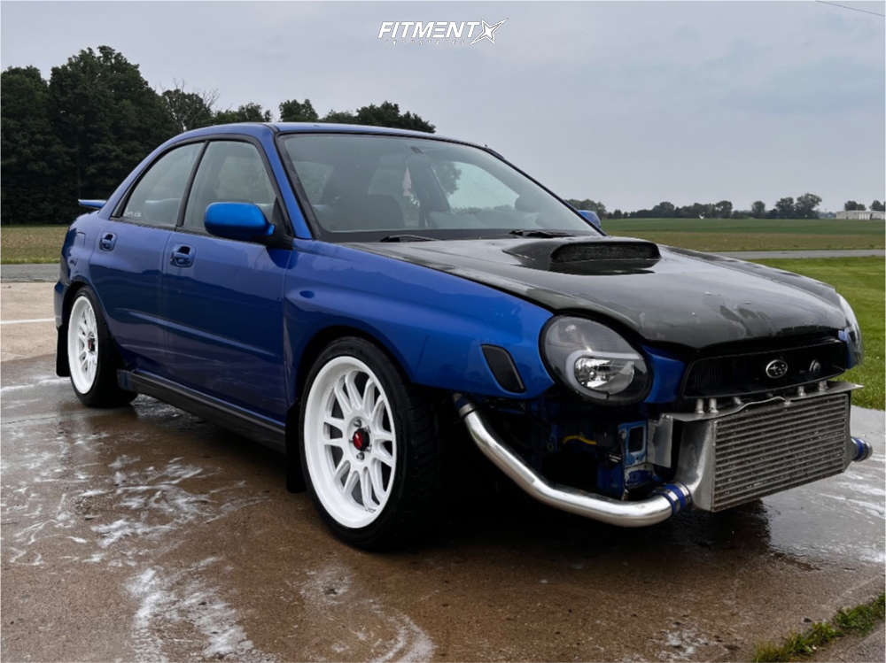 2002 Subaru Impreza WRX with 18x8.5 Aodhan Ah07 and Nitto 235x40 on Coilovers | 3388390 ...