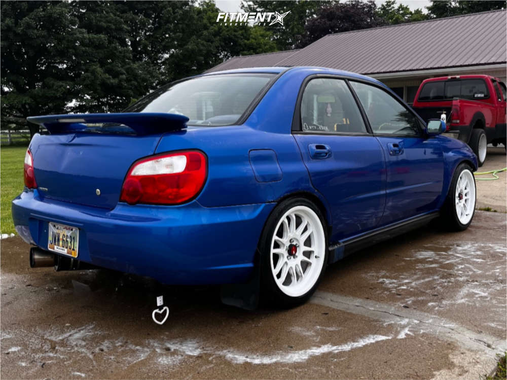 2002 Subaru Impreza WRX with 18x8.5 Aodhan Ah07 and Nitto 235x40 on Coilovers | 3388390 ...