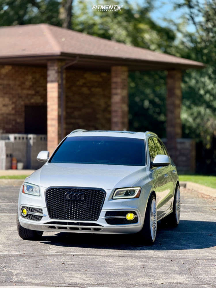 2014 Audi SQ5 Premium Plus with 22x10 Rotiform Grz and Lexani 265x35 on Lowering Springs ...