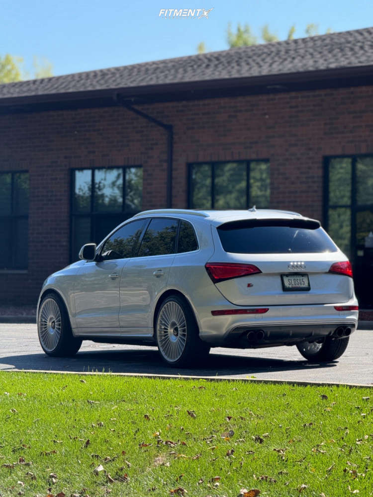 2014 Audi SQ5 Premium Plus with 22x10 Rotiform Grz and Lexani 265x35 on Lowering Springs ...