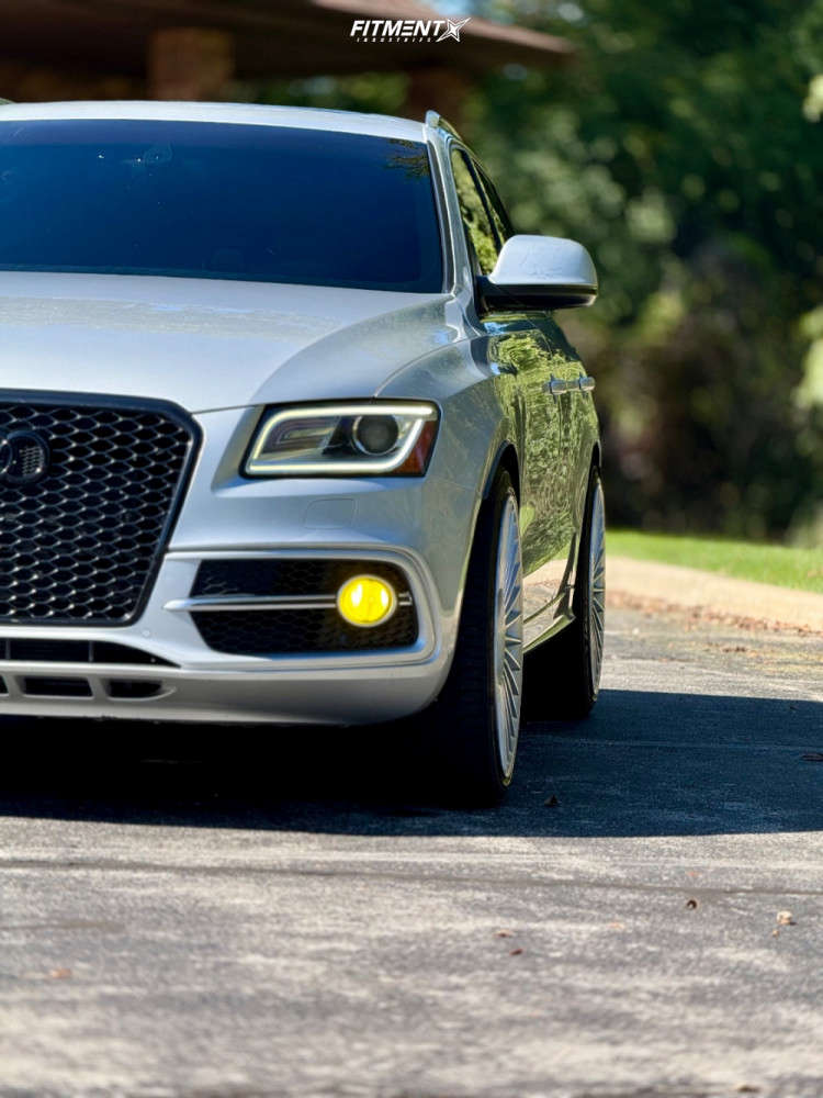 2014 Audi SQ5 Premium Plus with 22x10 Rotiform Grz and Lexani 265x35 on Lowering Springs ...
