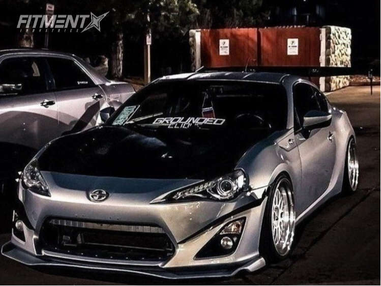 2013 Scion FR-S Base with 18x9.5 ESR Sr01 and Continental 205x35 on ...