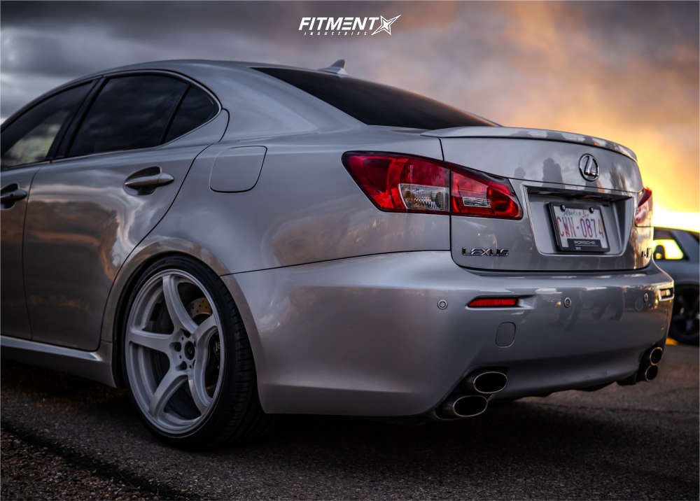 2008 Lexus IS F Base with 19x9.5 Work Emotion T5r and Rydanz 255x35 on ...