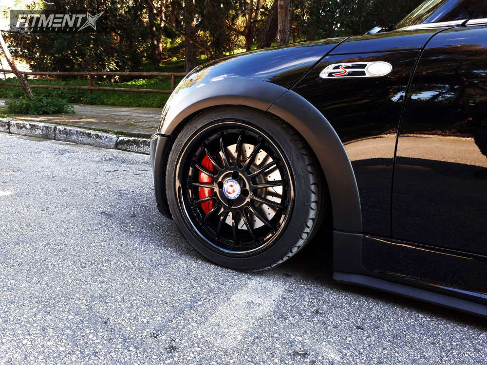 2006 Mini Cooper S with 17x7 HRE and Riken 205x40 on Coilovers | 339437 ...