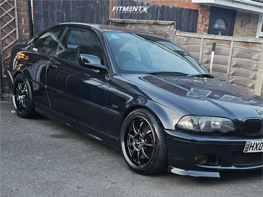 2003 BMW 330Ci Base with 18x8.5 Work D9r and Accelera 225x40 on ...