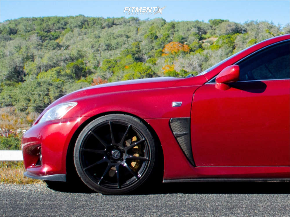 2008 Lexus IS F Base with 19x9.5 Forgestar Cf10 and Firestone 245x35 on ...