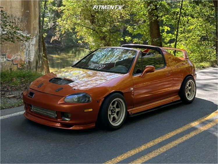 1994 Honda Civic Del Sol S with 15x8 MST Time Attack and Hankook 205x50 ...