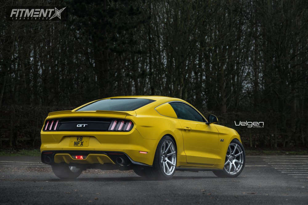 2016 Ford Mustang V6 with 20x9 Velgen Vmb8 and Pirelli 255x35 on ...