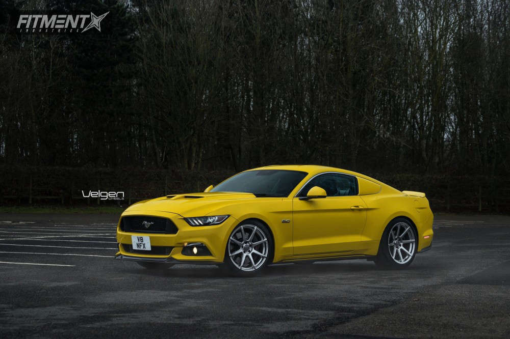 2016 Ford Mustang V6 with 20x9 Velgen Vmb8 and Pirelli 255x35 on ...