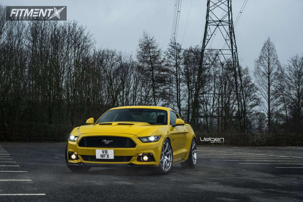 2016 Ford Mustang V6 with 20x9 Velgen Vmb8 and Pirelli 255x35 on ...
