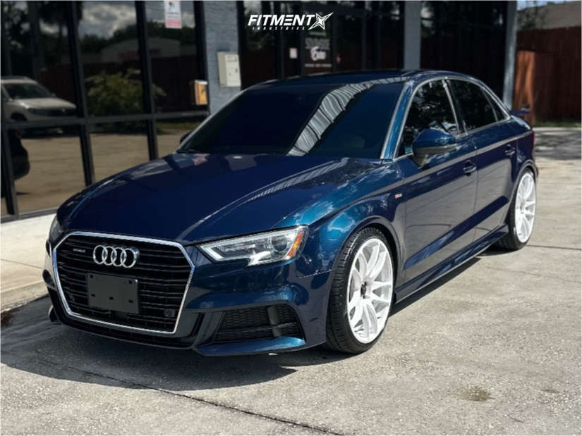 2018 Audi A3 Quattro Premium Plus with 19x8.5 Vors Tr4 and Lexani ...