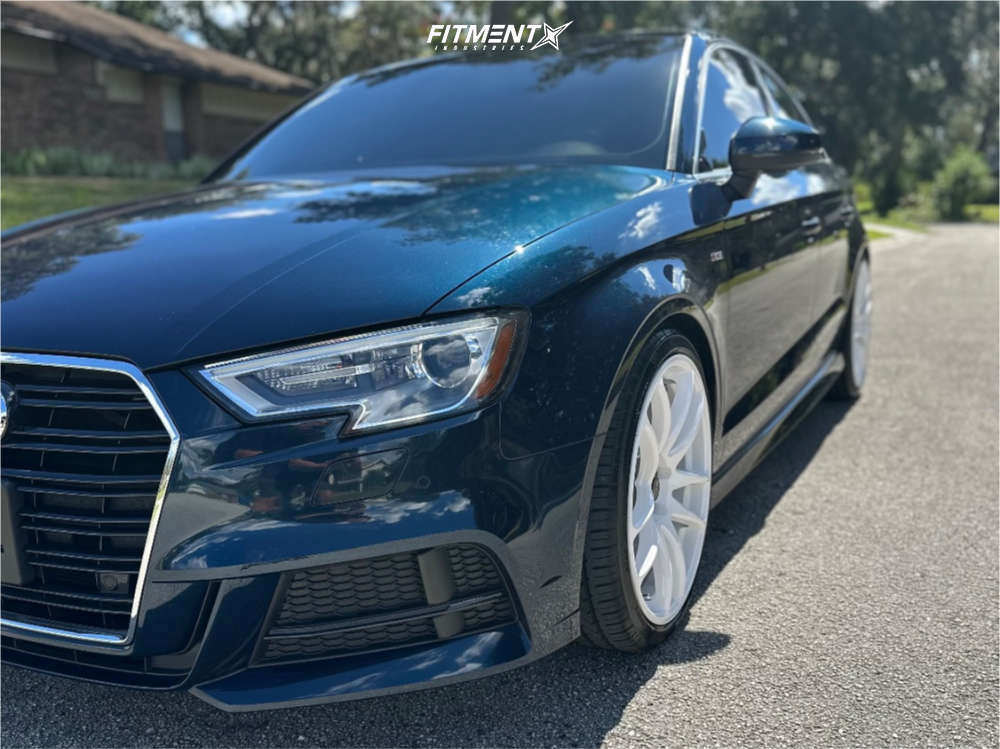 2018 Audi A3 Quattro Premium Plus with 19x8.5 Vors Tr4 and Lexani ...