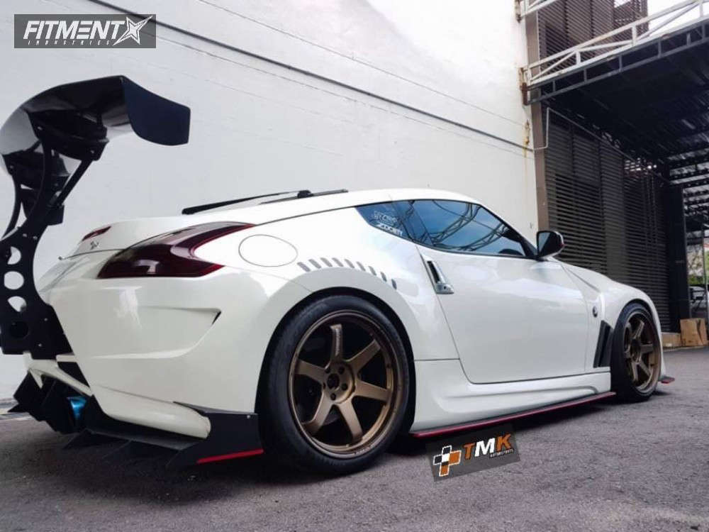 2012 Nissan 370Z Nismo with 20x10 Volk Te37 Ultra and Pirelli 255x35 on ...
