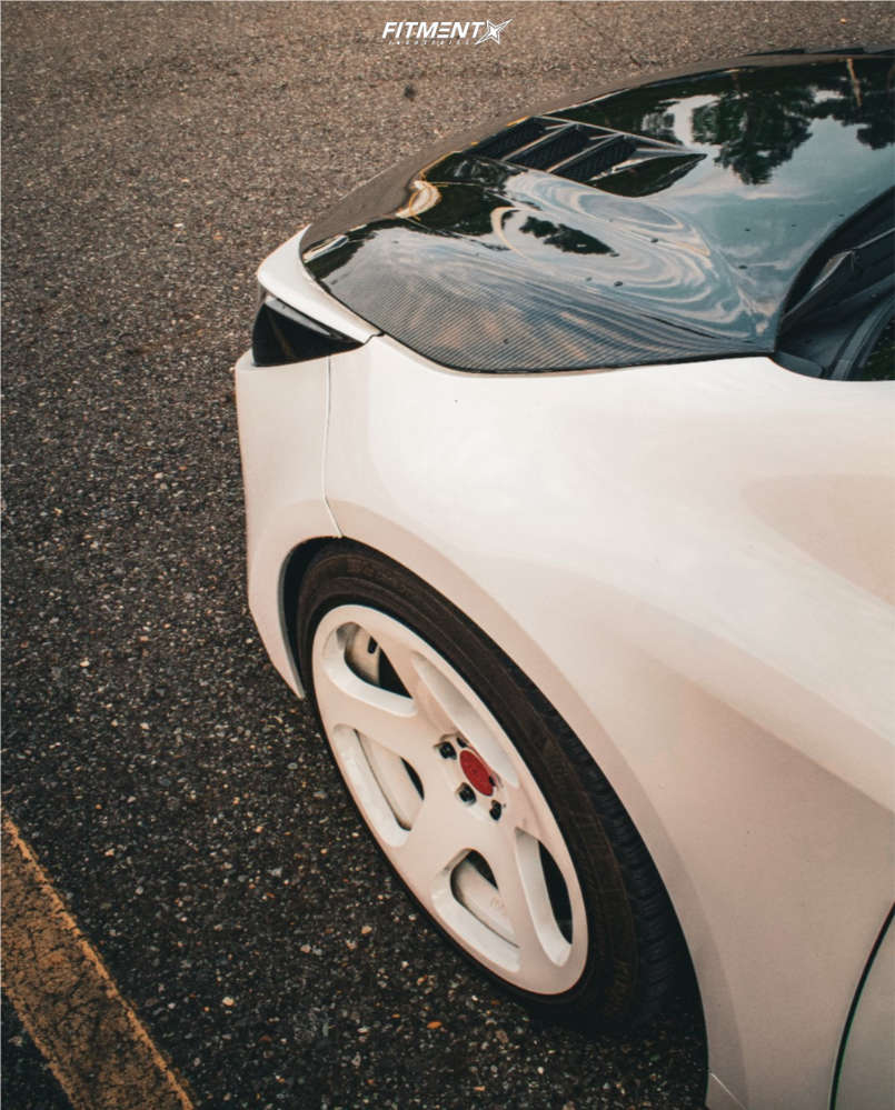 2023 Toyota Corolla Hybrid XLE with 18x9.5 Rotiform Nue and Solus ...