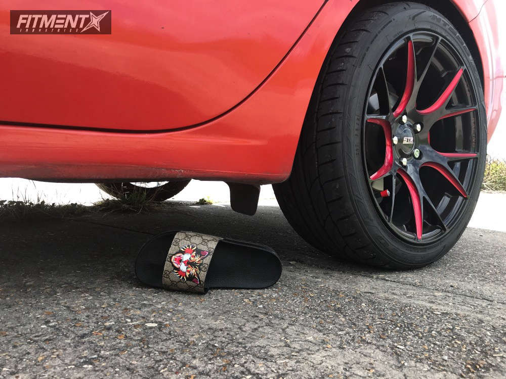 2016 Dodge Dart SXT with 18x8.5 STR 905 and Nitto 245x40 on Stock ...