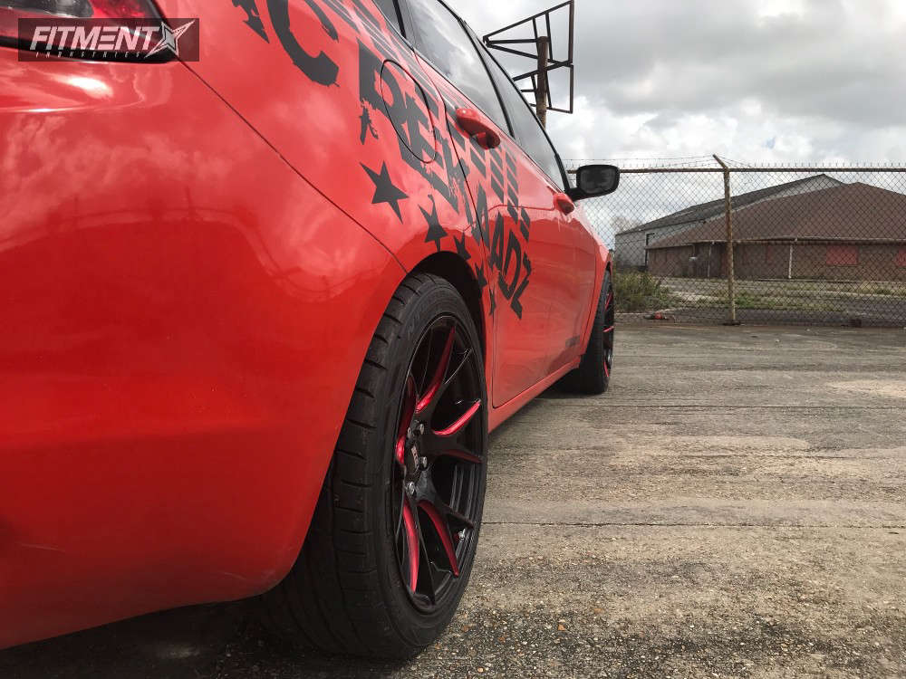 2016 Dodge Dart SXT with 18x8.5 STR 905 and Nitto 245x40 on Stock ...