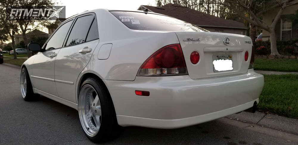 2001 Lexus IS300 Base with 18x8.5 ESR SR04 and Falken 225x40 on Stock ...