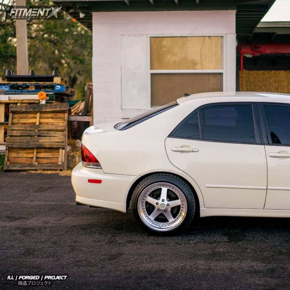 2001 Lexus IS300 Base with 18x8.5 ESR SR04 and Falken 225x40 on Stock ...